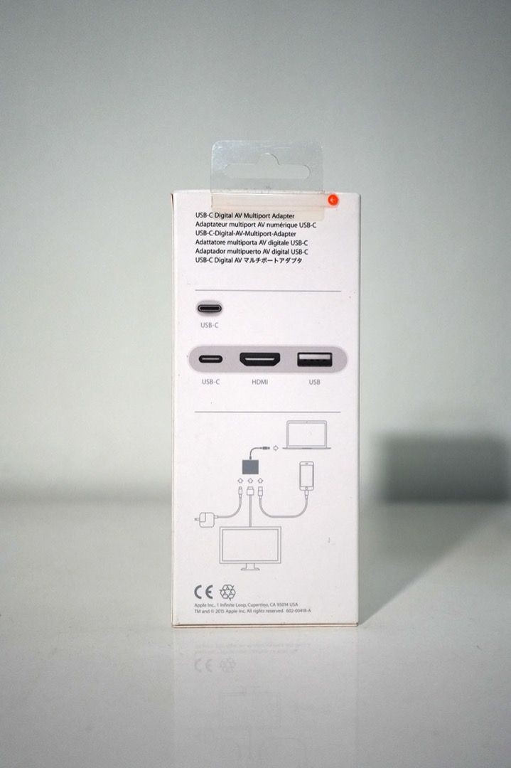 Apple USB-C Digital AV Multiport Adapter, Computers & Tech, Parts ...