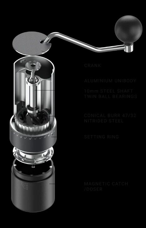 Arco Coffee Grinder 2 in 1 by Goat Story (Electric and Hand Grinder ...