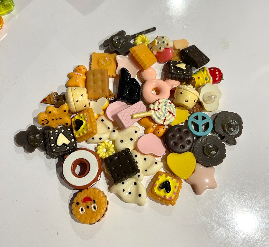 Assorted Cute Cabochons DIY Material Desserts, Hobbies & Toys ...