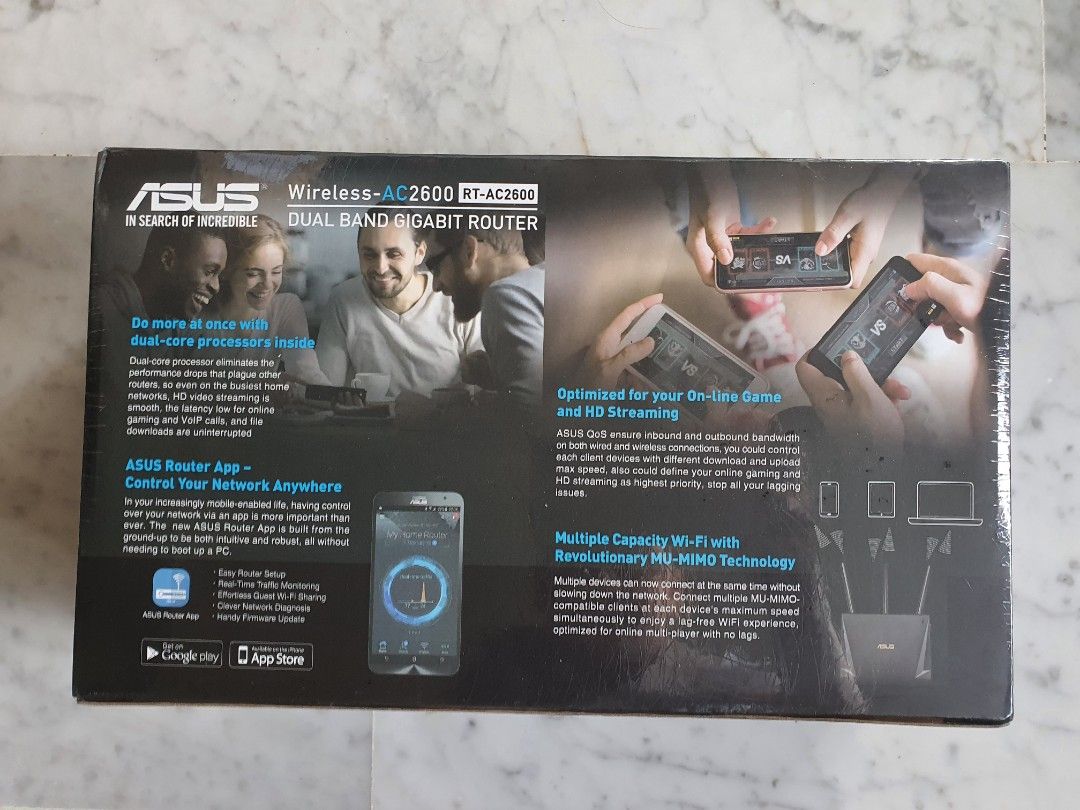 ASUS RT-AC2600 Wireless Dual Band gigabit Router, Computers & Tech ...