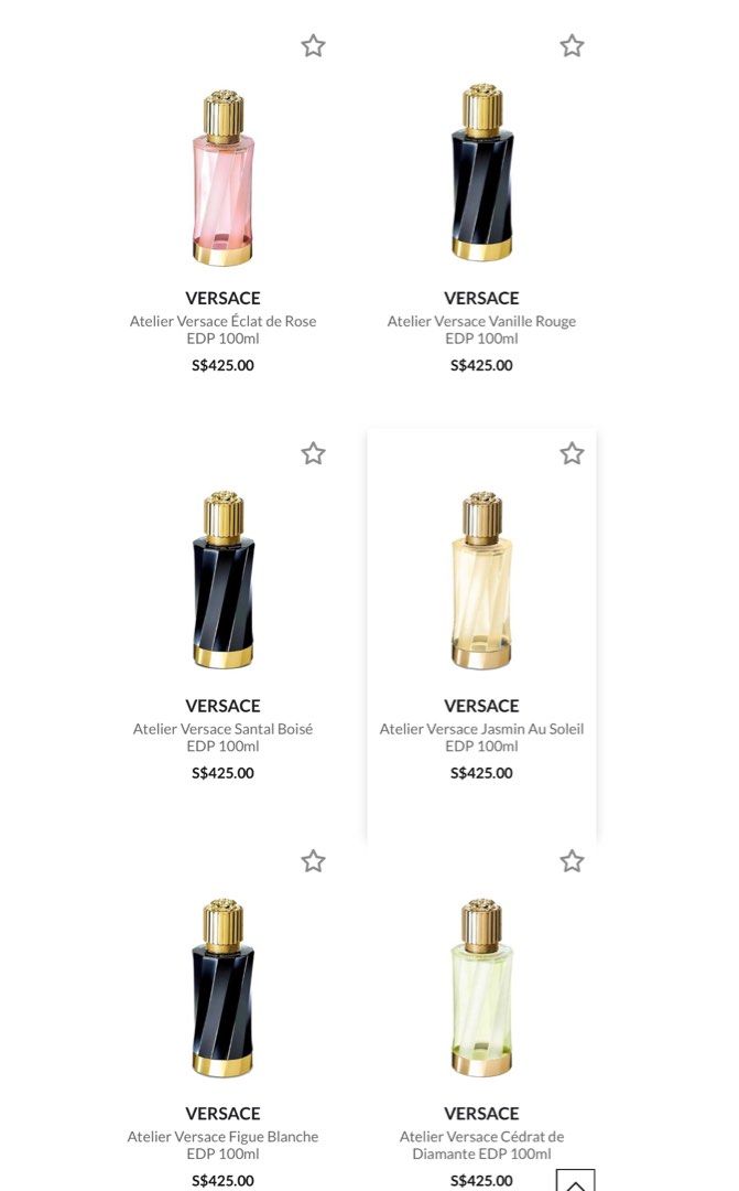 Atelier Versace Collection Set, Beauty & Personal Care, Fragrance ...