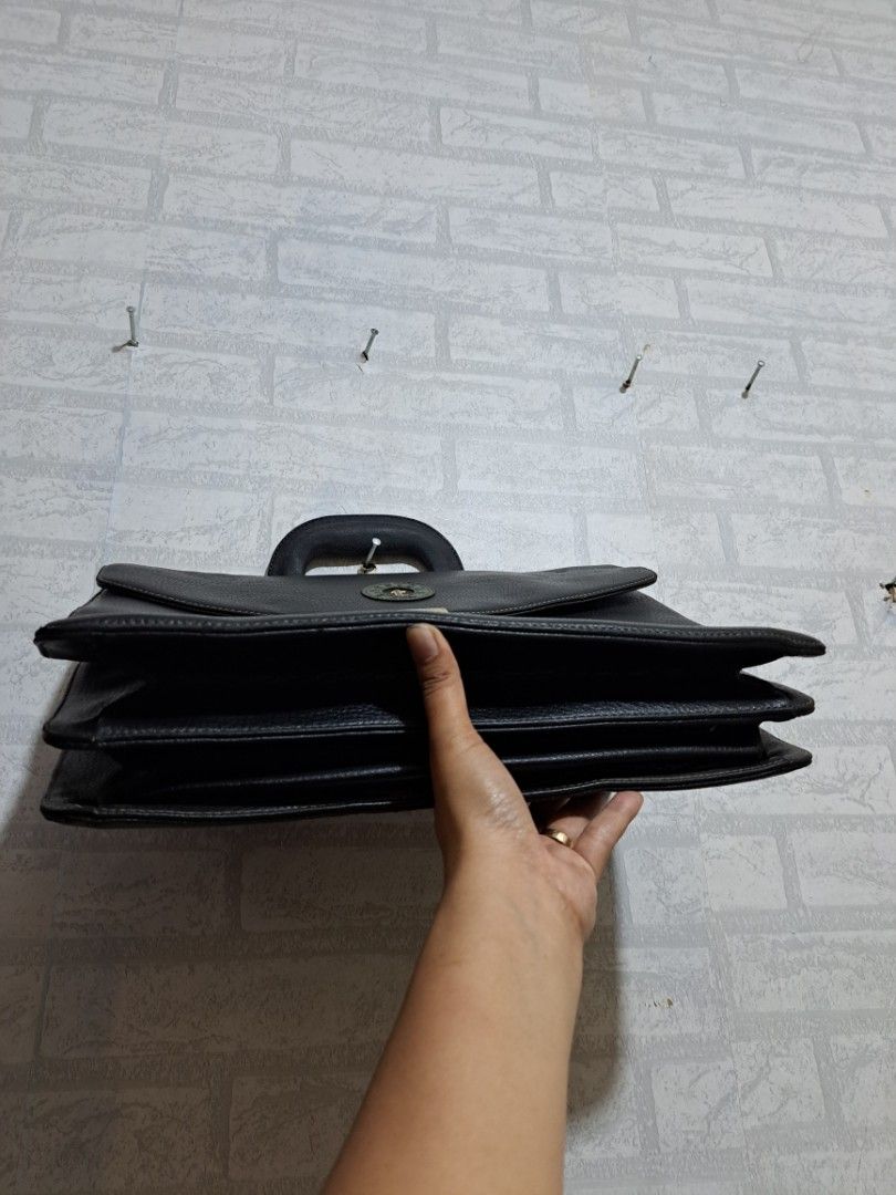 A.TESTONI Made In Italy Tas Kerja Briefcase Kulas Kulit Asli Documen ...