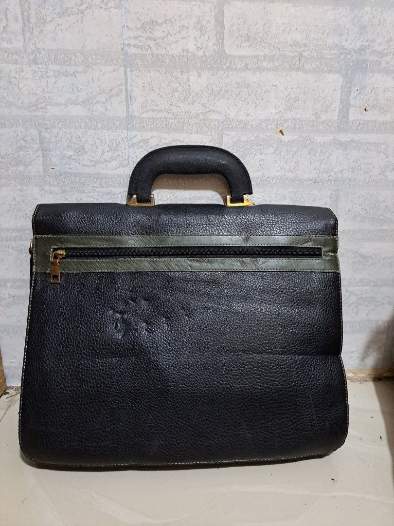 A.TESTONI Made In Italy Tas Kerja Briefcase Kulas Kulit Asli Documen ...