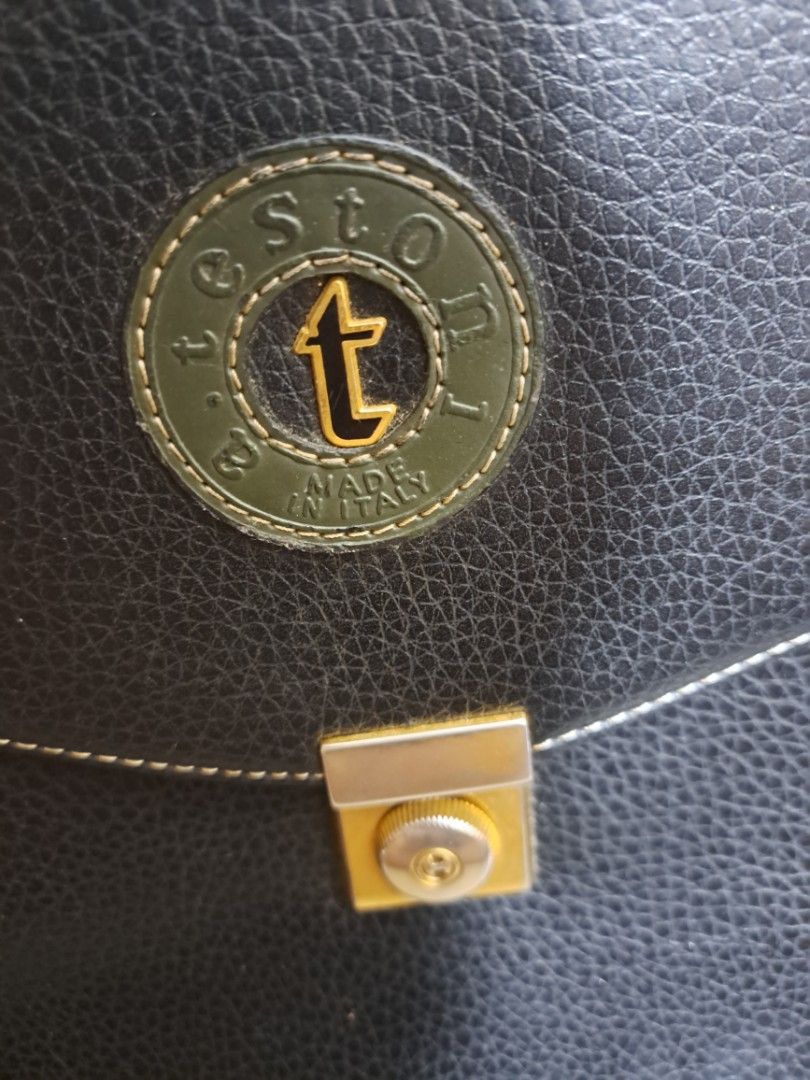 A.TESTONI Made In Italy Tas Kerja Briefcase Kulas Kulit Asli Documen ...