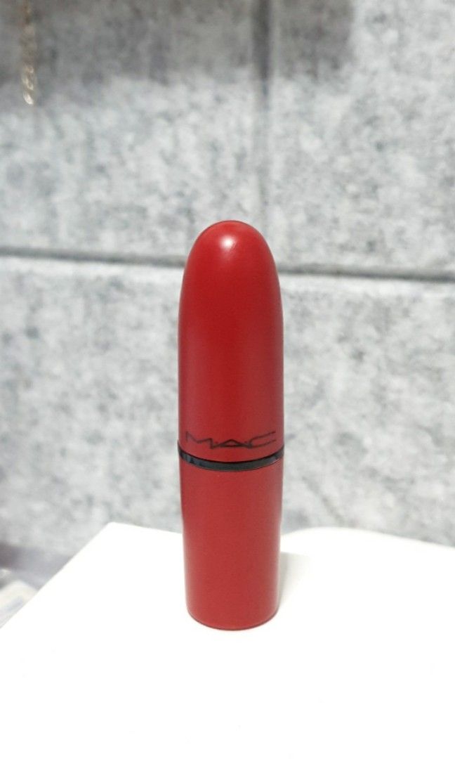 Authentic Mac Lipstick Ruby Woo Red, Beauty & Personal Care, Face ...
