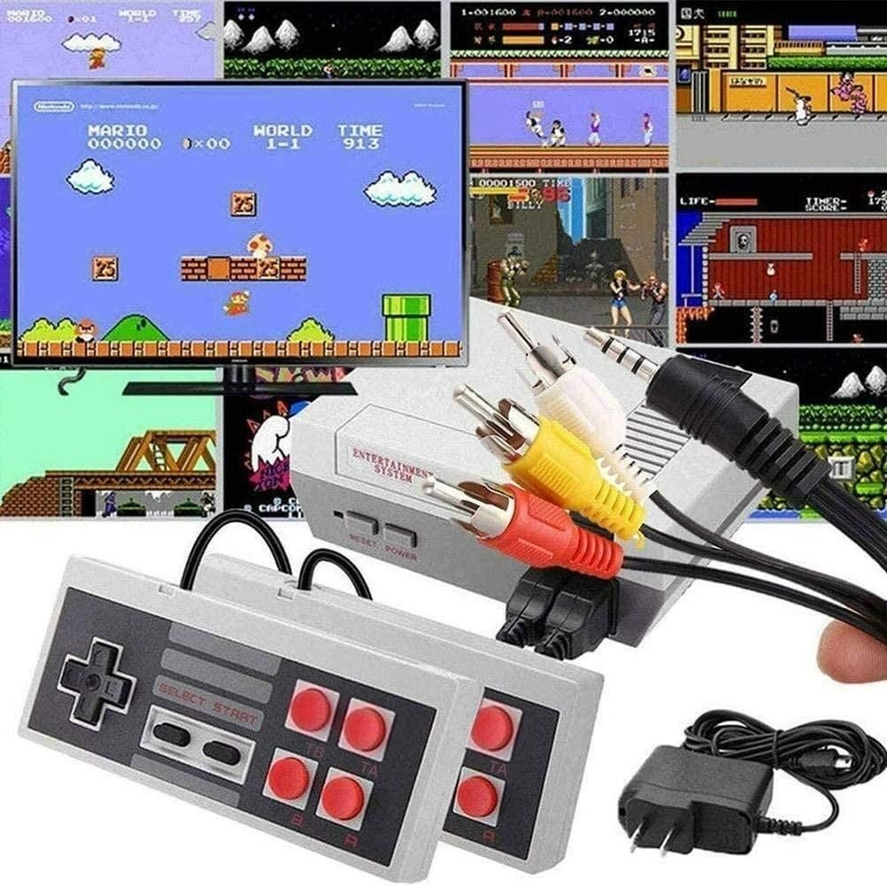 [B1103] Timstono 620 Retro Game Console Mini Classic Game System with 2 ...