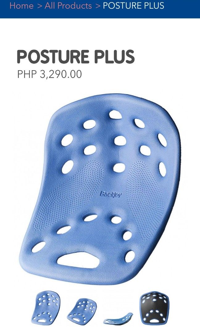 Backjoy Posture Plus, Health & Nutrition, Braces, Support & Protection ...