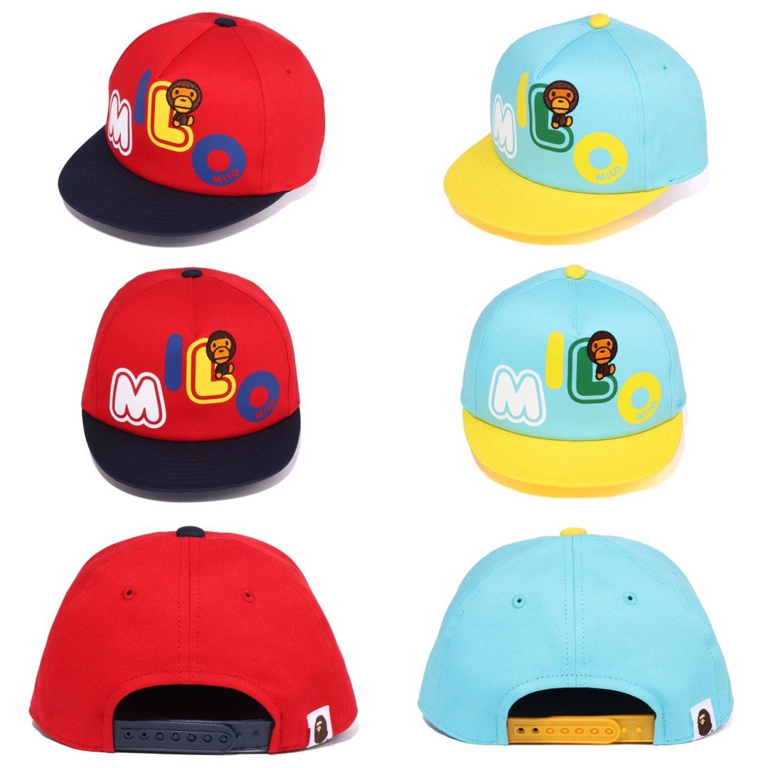 BAPE BABY MILO FONT CAP on Carousell