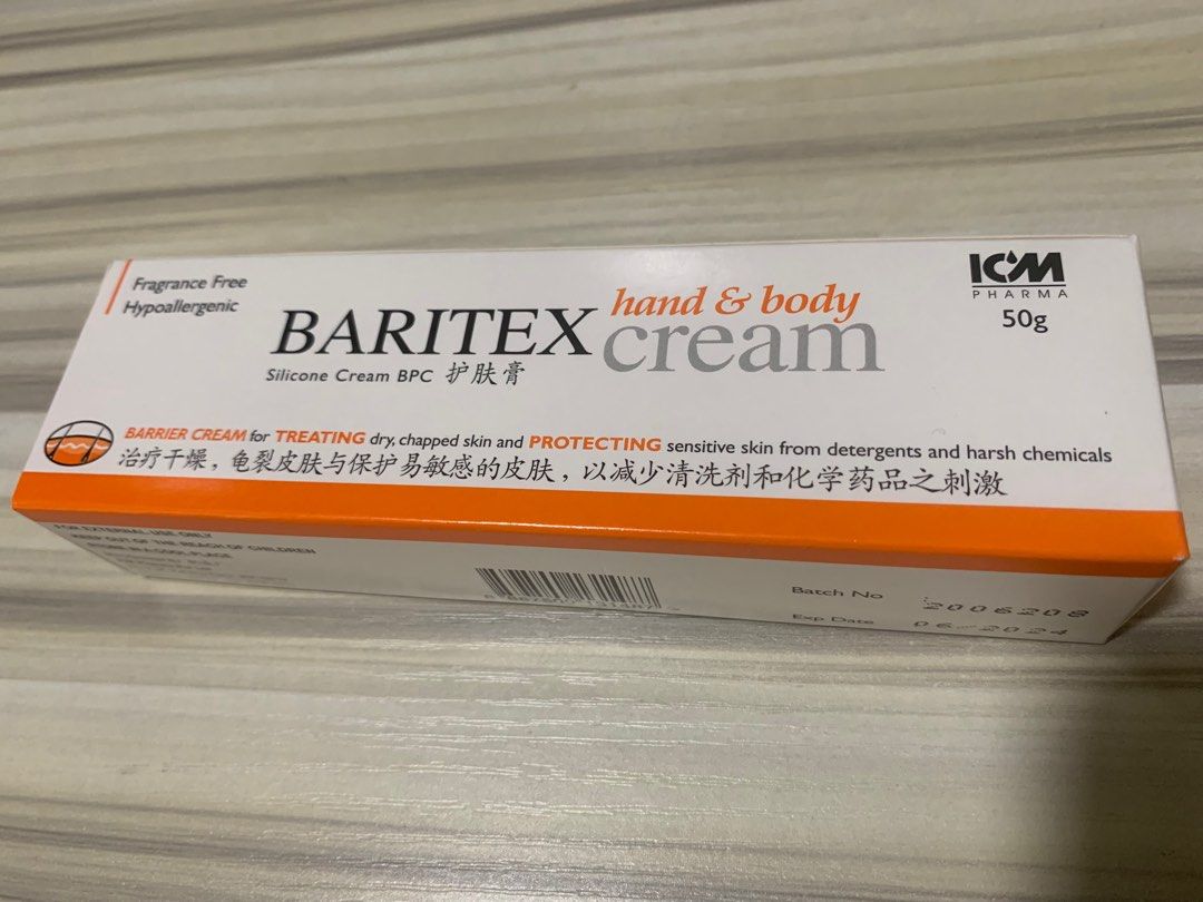 BARITEX cream, hand & body, ICM, 50g, total 4 tubes at $24, Health ...