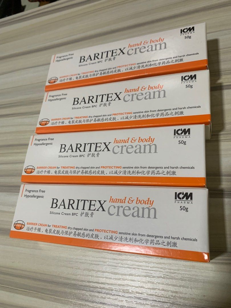 BARITEX cream, hand & body, ICM, 50g, total 4 tubes at $24, Health ...