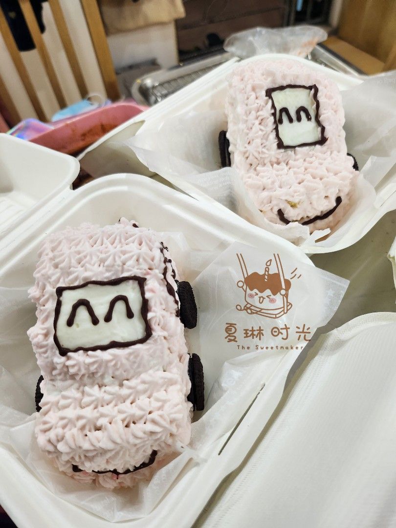 Bento car cake, Food & Drinks, Homemade Bakes on Carousell
