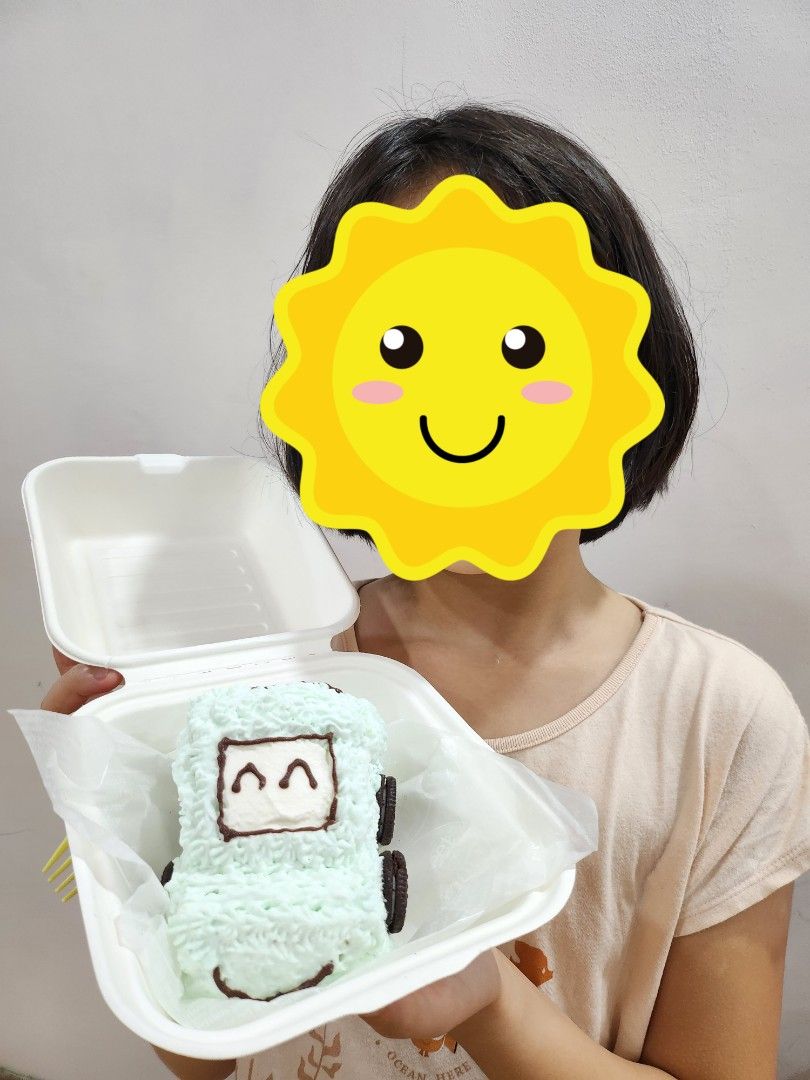 Bento car cake, Food & Drinks, Homemade Bakes on Carousell