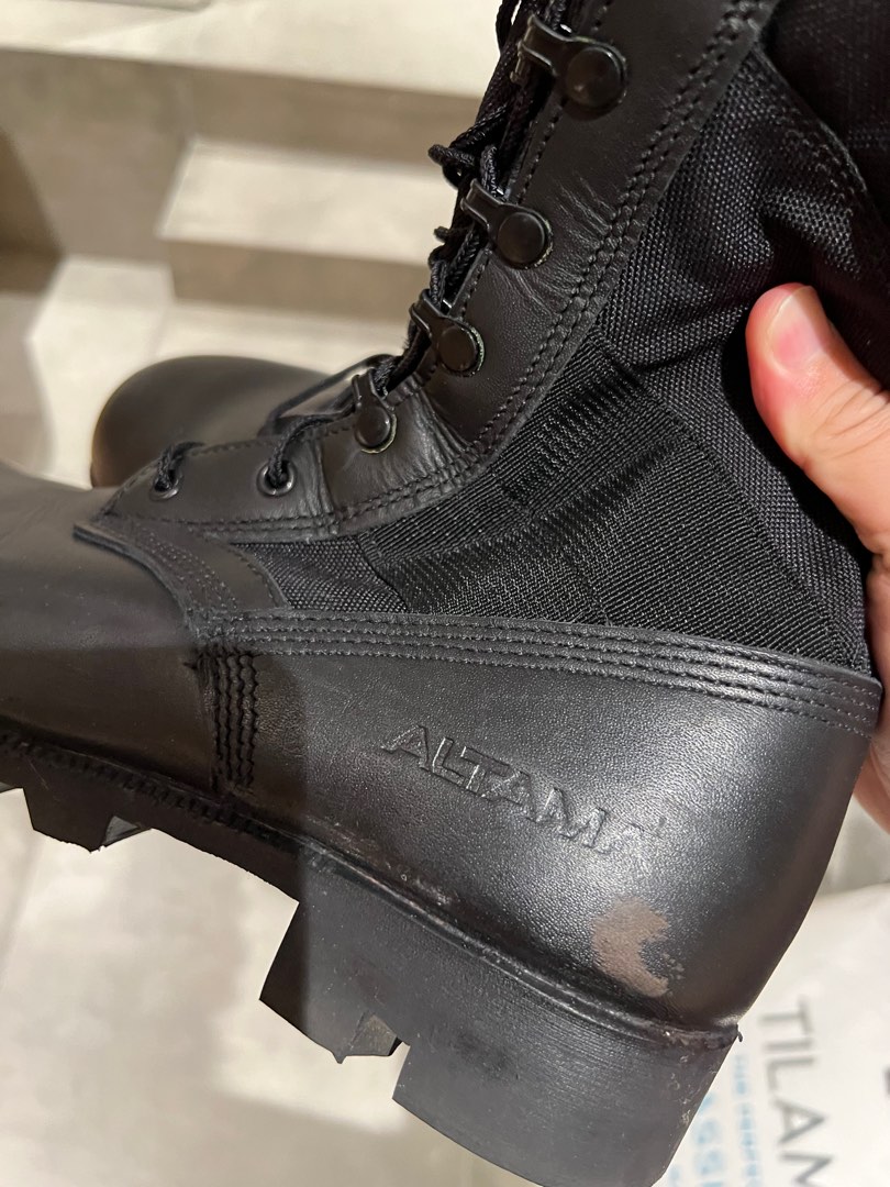 SAF Black Boots, Men's Fashion, Footwear, Boots on Carousell