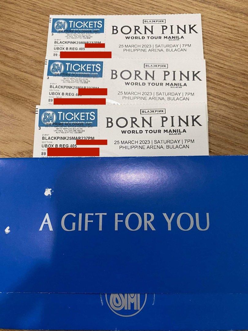 BLACKPINK Concert Tickets Manila, Tickets & Vouchers, Event Tickets on ...