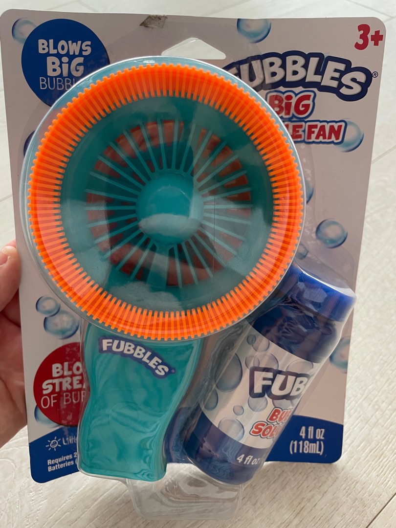 [BN] Fubbles Big Bubble Fan Kids Toy, Hobbies & Toys, Toys & Games on ...