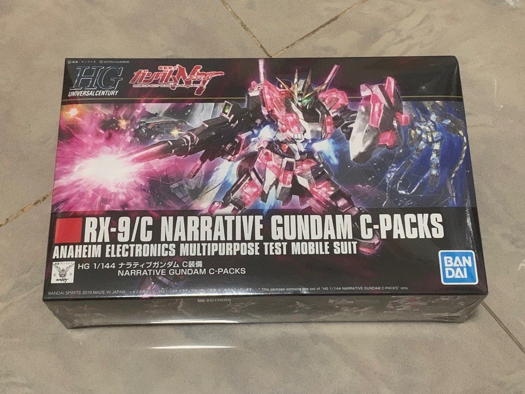 [BNIB] HGUC RX-9/C NARRATIVE GUNDAM C-PACKS ANAHEIM ELECTRONICS ...