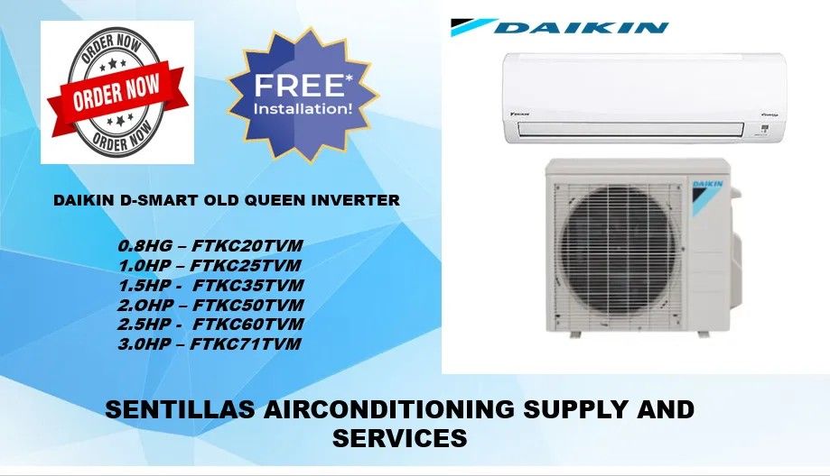 BRAND NEW DAIKIN D-SERIES WITH FREE INSTALLATION, TV & Home Appliances ...