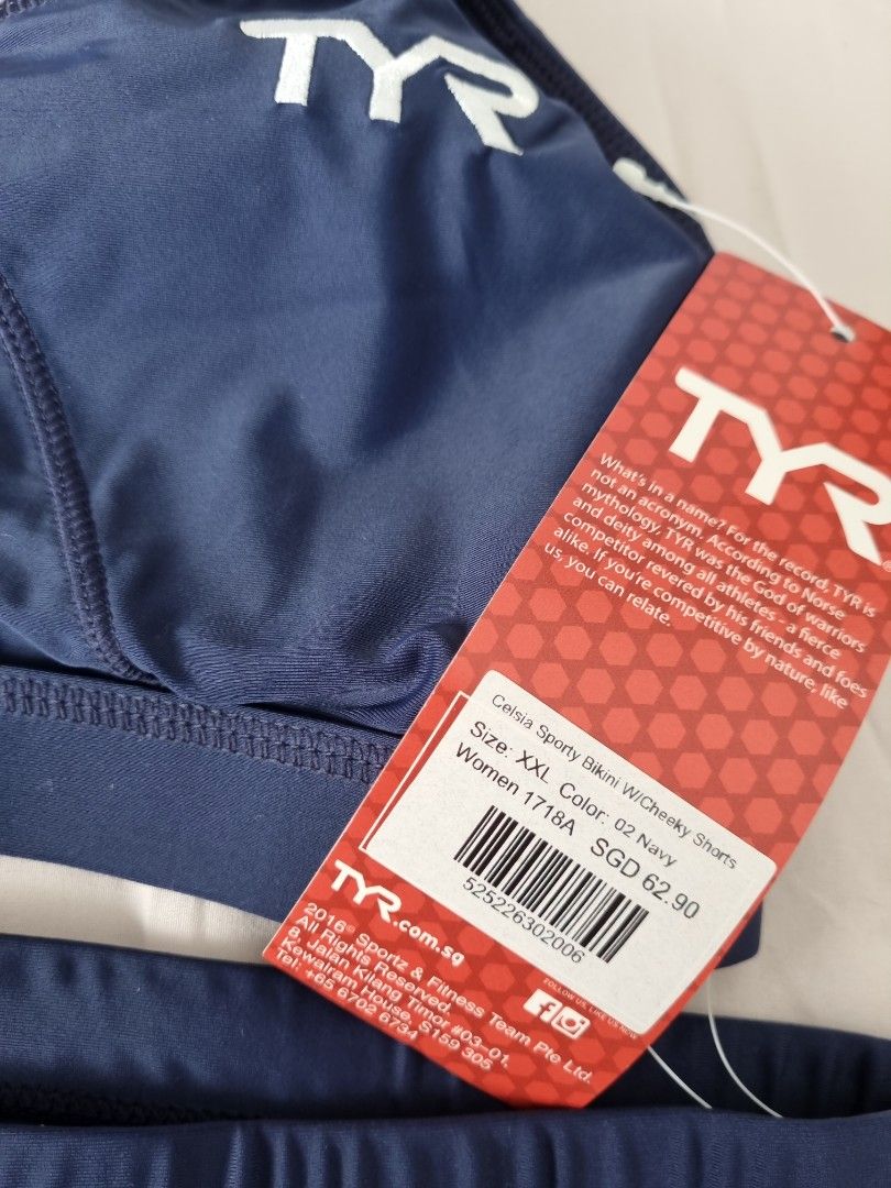 Brand new TYR swim wear x 3 bikini Boyleg diamond back, Women's Fashion ...