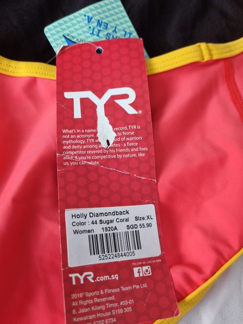 Brand new TYR swim wear x 3 bikini Boyleg diamond back, Women's Fashion ...