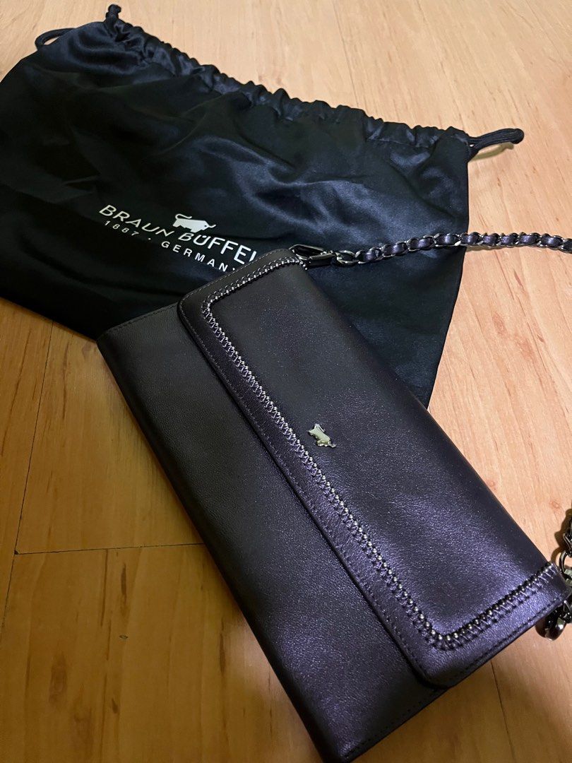 Braun Buffel Wallet Sling Bag, Luxury, Bags & Wallets on Carousell