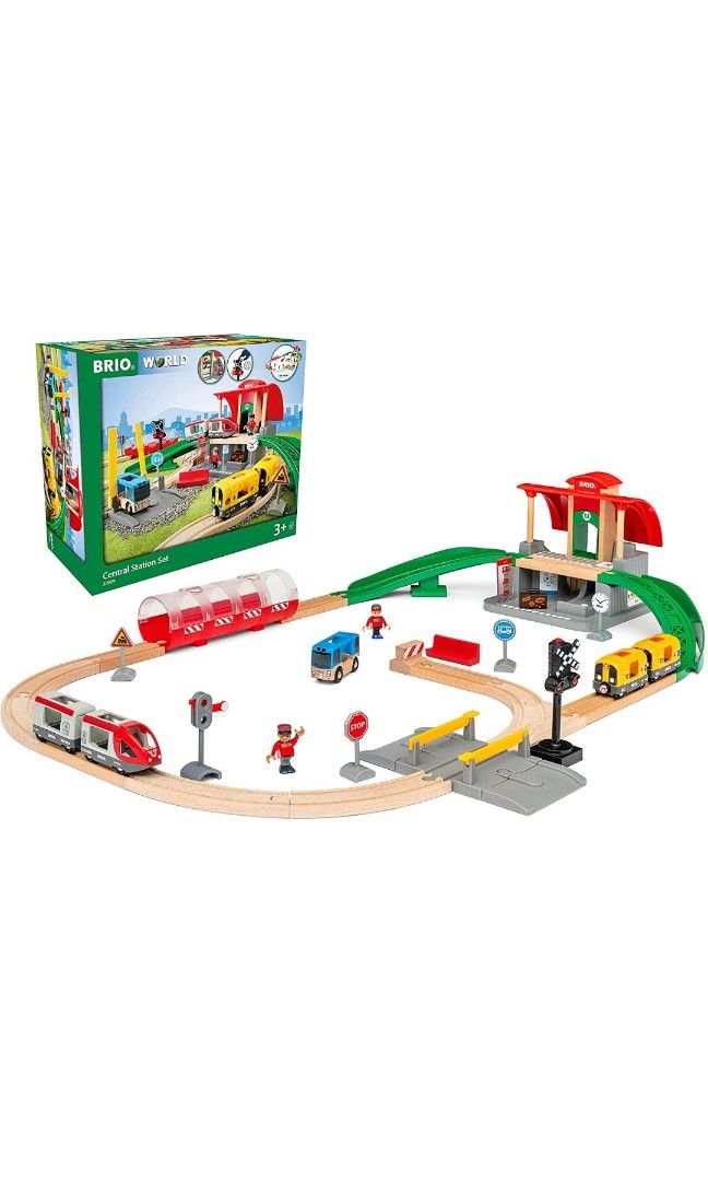 BRIO WORLD 33989 Central Station Railway Set, Hobbies & Toys, Toys ...