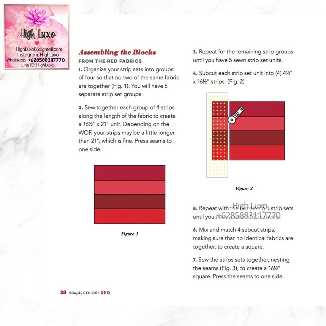 Buku Simply Color Red A Crayon Box for Quilters Quilt Quilts Quilting ...