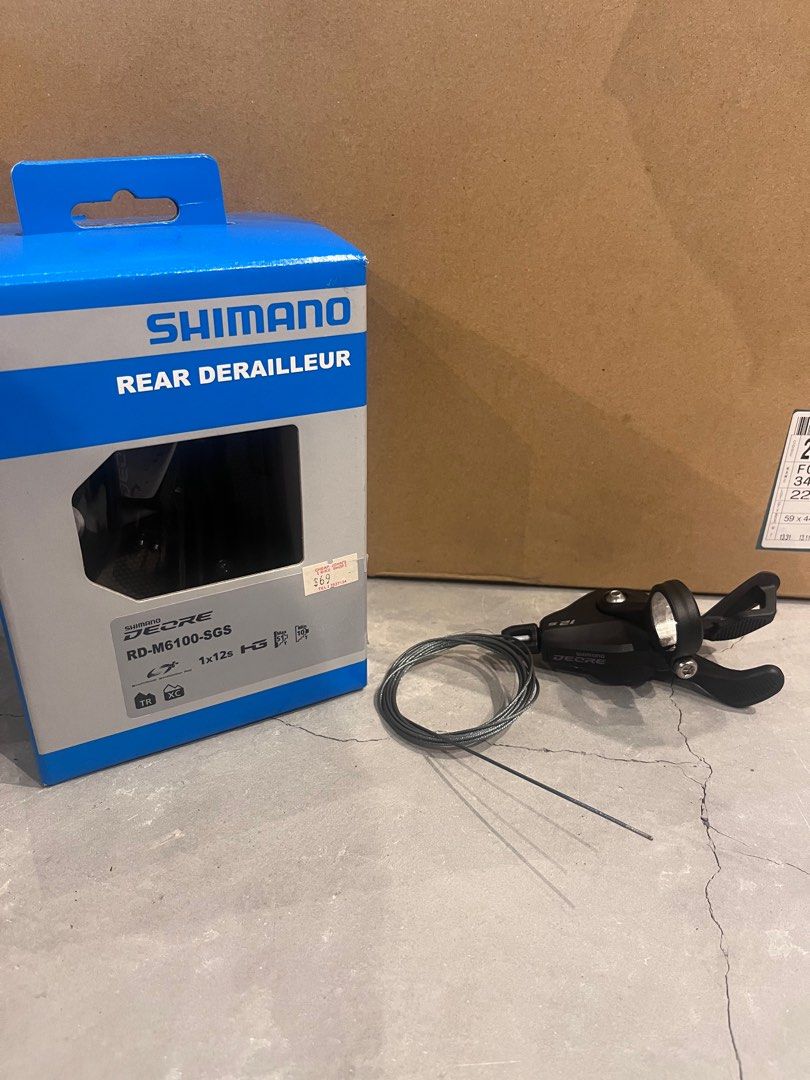 *BUNDLE* Shimano 12 speed Deore M6100 Shifter + Rear Derailleur, Sports ...