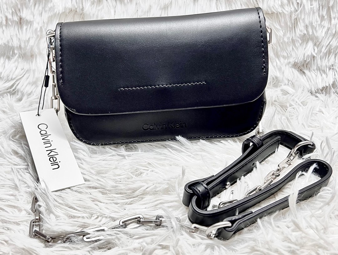 Calvin Klein CK Black Phone Clutch/ Phone Sling Bag, Women's Fashion ...