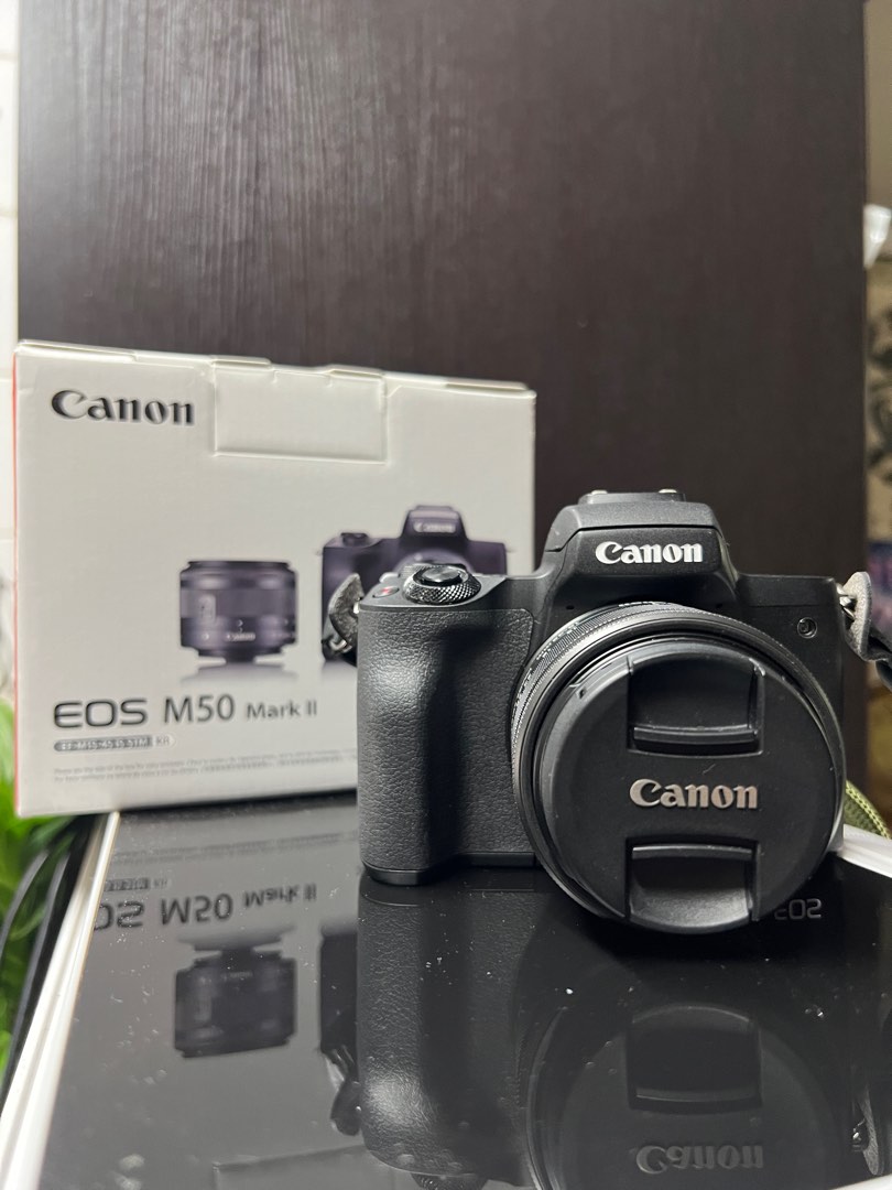 Canon Eos M50 Markii kit set, 攝影器材, 相機 - Carousell