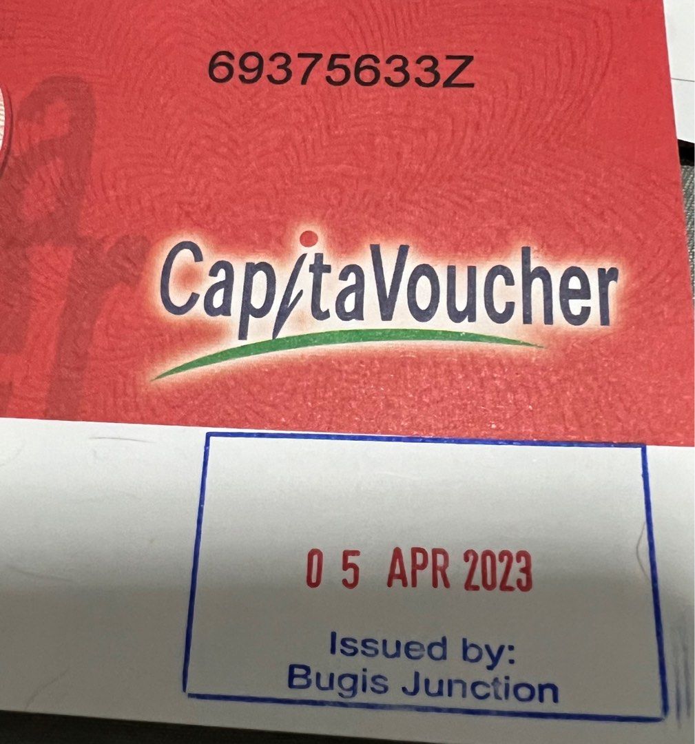Capita Voucher, Tickets & Vouchers, Vouchers on Carousell