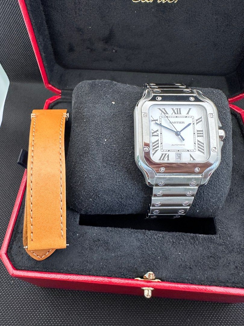 CARTIER DE SANTOS LARGE, Luxury, Watches on Carousell