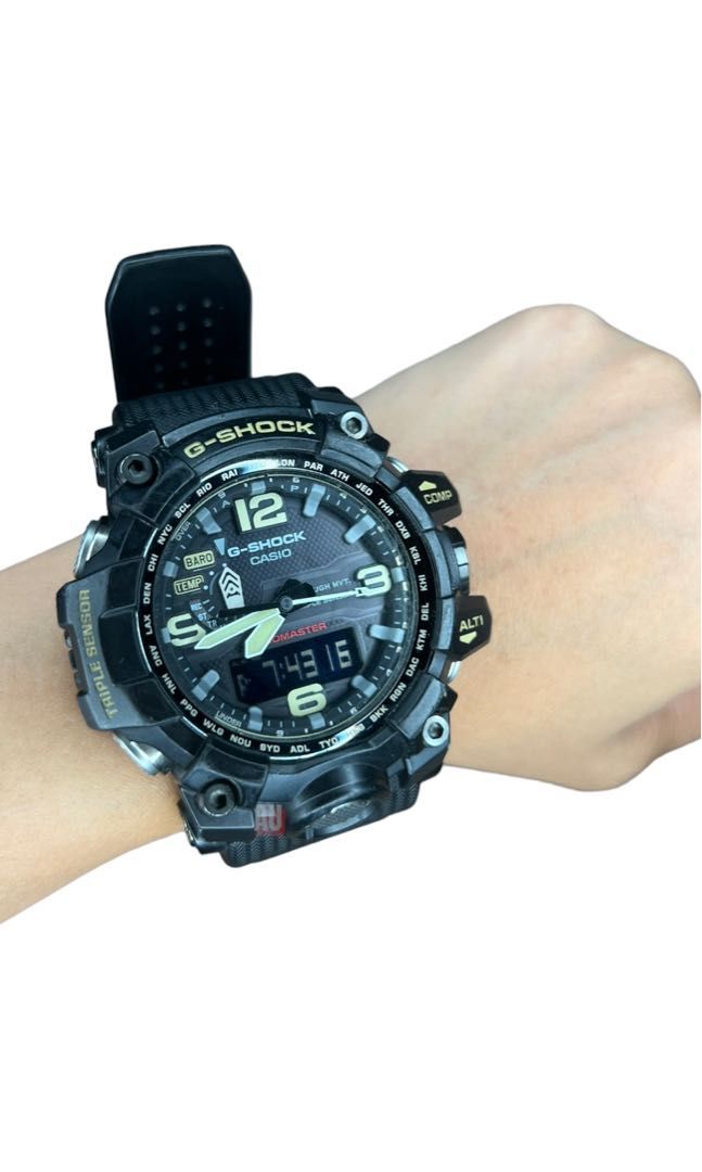 CASIO G-SHOCK MUD Master GWG-1000 Tough Solar Multi Band 6 Triple ...