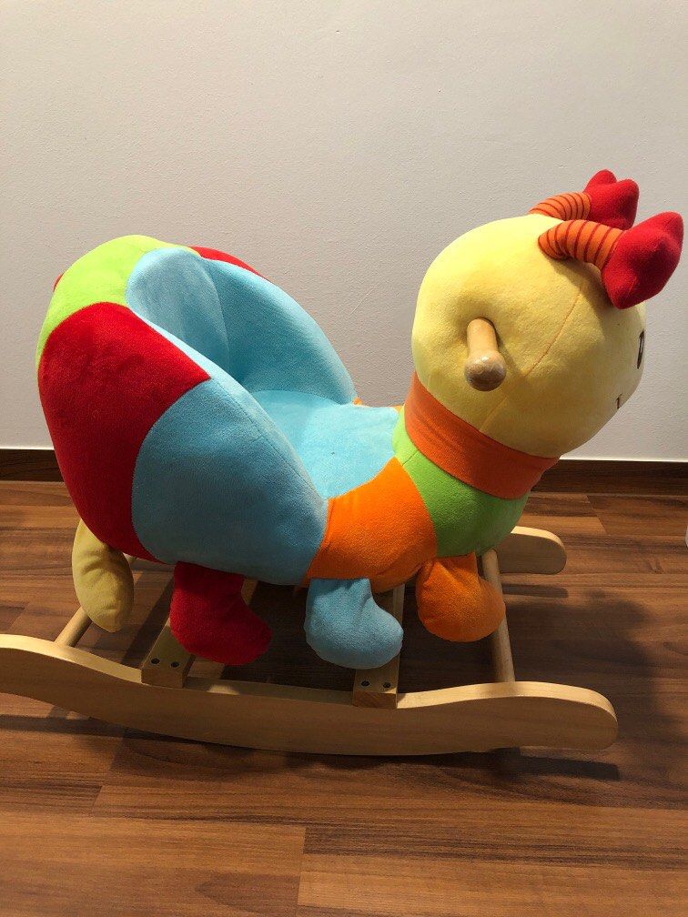 Caterpillar rocking chair, Babies & Kids, Infant Playtime on Carousell