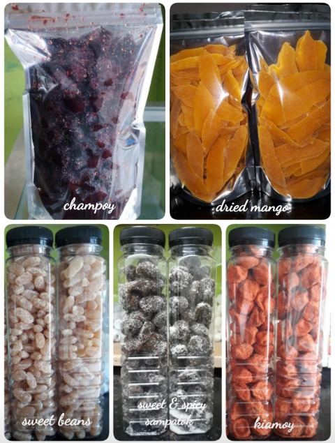 CHAMPOY, DRIED MANGO, KIAMOY, SWEET BEANS, SWEET & SPICY SAMPALOK, Food ...