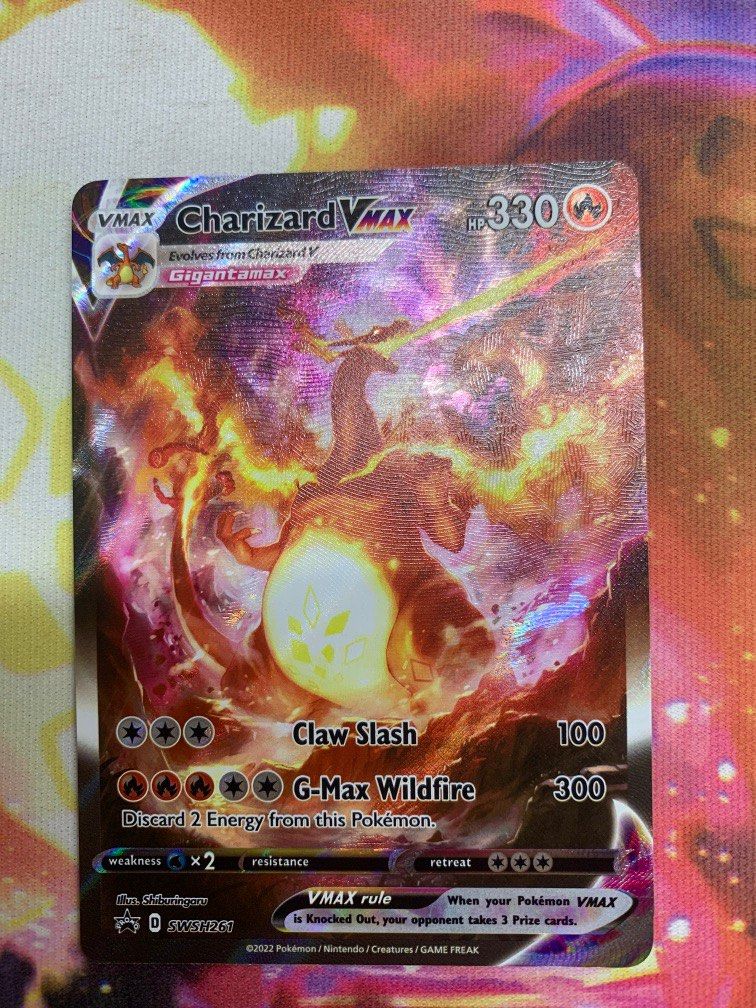Charizard VMAX, Hobbies & Toys, Toys & Games on Carousell