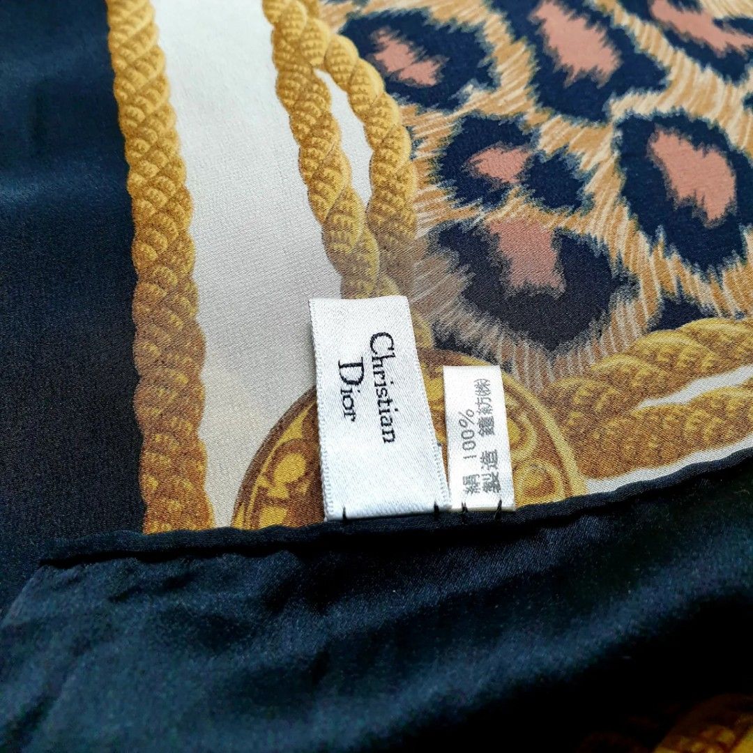 CHRISTIAN DIOR Silk Scarf (100% Authentic, Preloved), Women's Fashion ...
