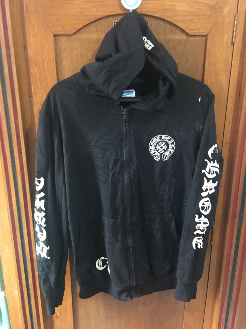Chrome Hearts hoodie jacket(inspired), Men's Fashion, Coats, Jackets ...