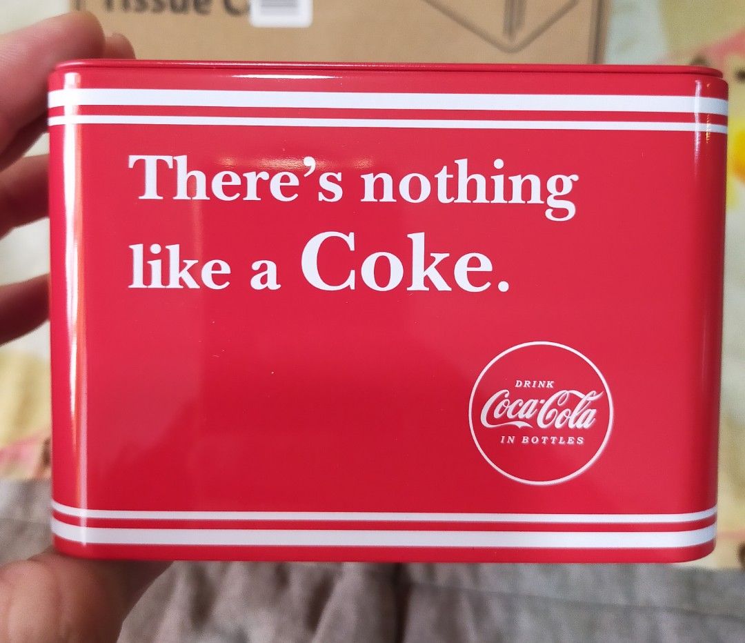 Coke Tissue Box Holder, Looking For on Carousell