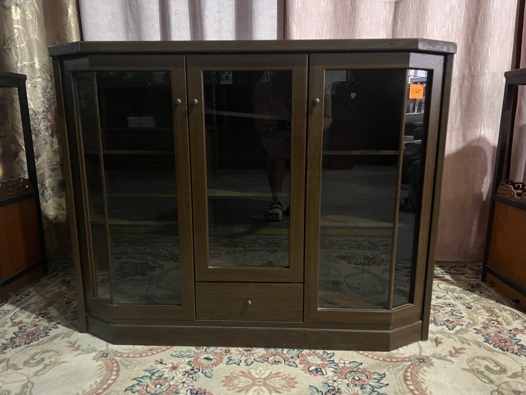 Console display cabinet, Furniture & Home Living, Furniture, Shelves ...