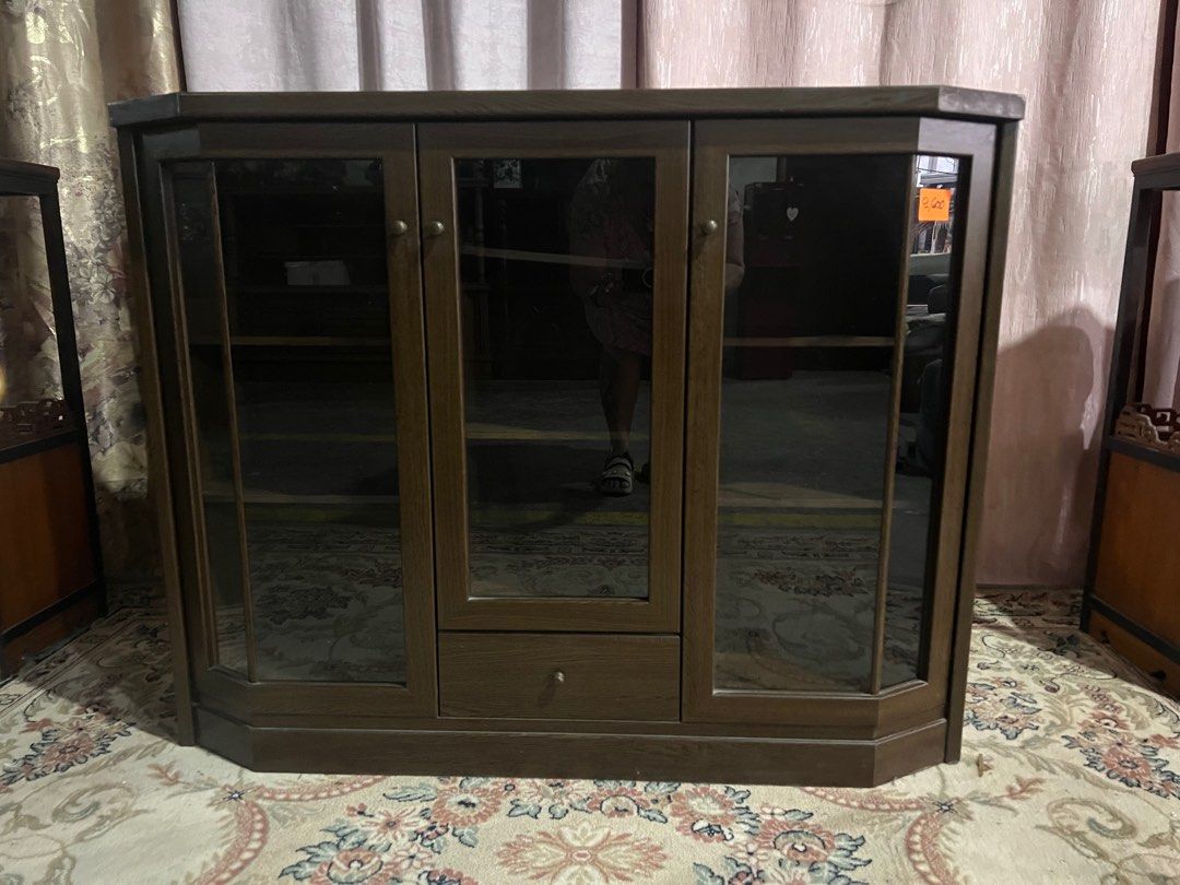 Console display cabinet, Furniture & Home Living, Furniture, Shelves ...