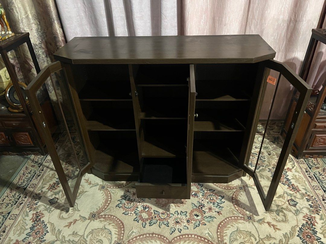 Console display cabinet, Furniture & Home Living, Furniture, Shelves ...