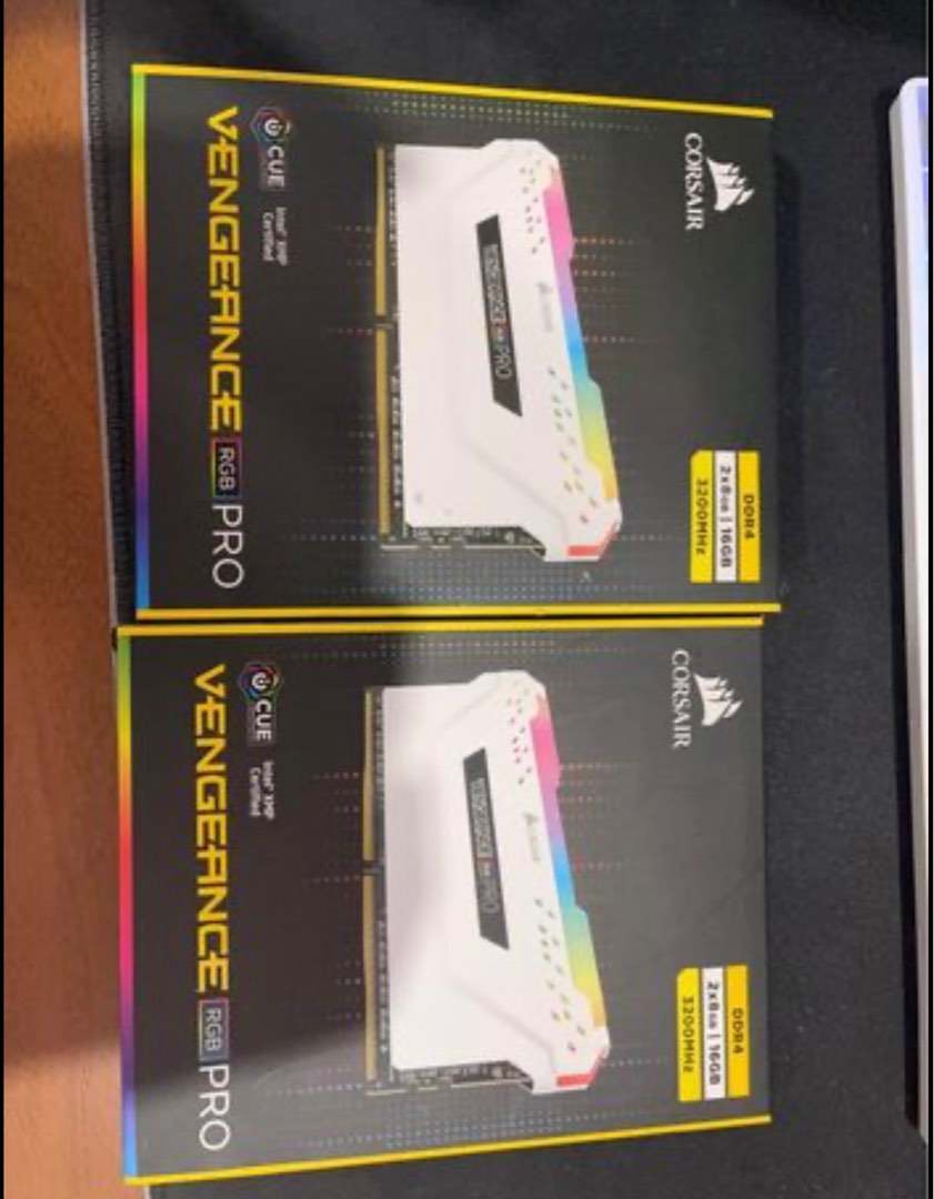 Corsair Vengeance RGB PRO 32gb ddr4 3200MHz 4x8GB, Computers & Tech ...