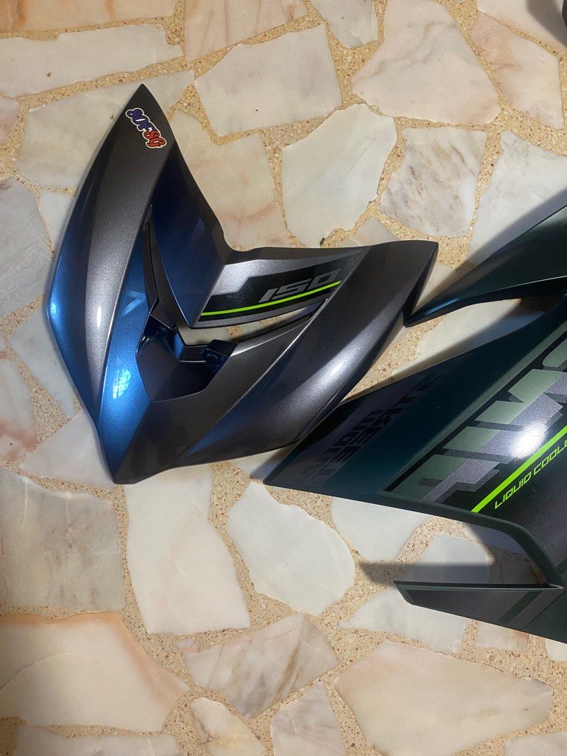 Coverset Matte Green Sniper V1, Motorcycles, Motorcycle Accessories on ...