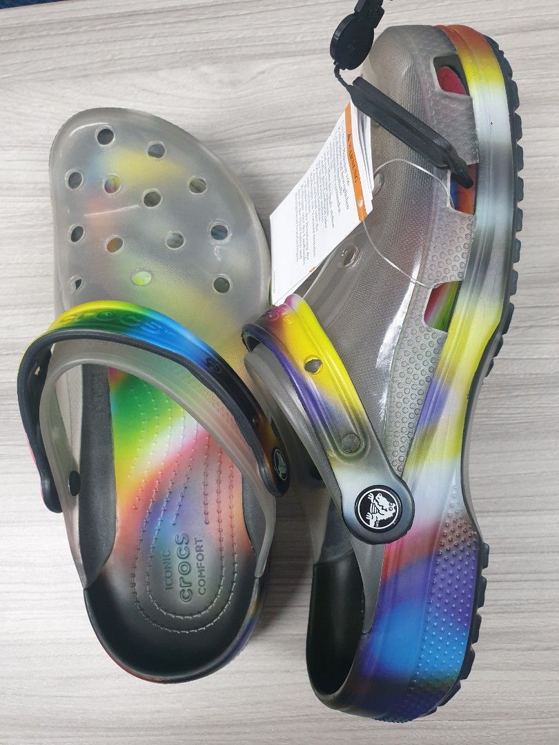 Crocs Classic Trans Solarized Clog, Men's Fashion, Footwear, Slippers ...