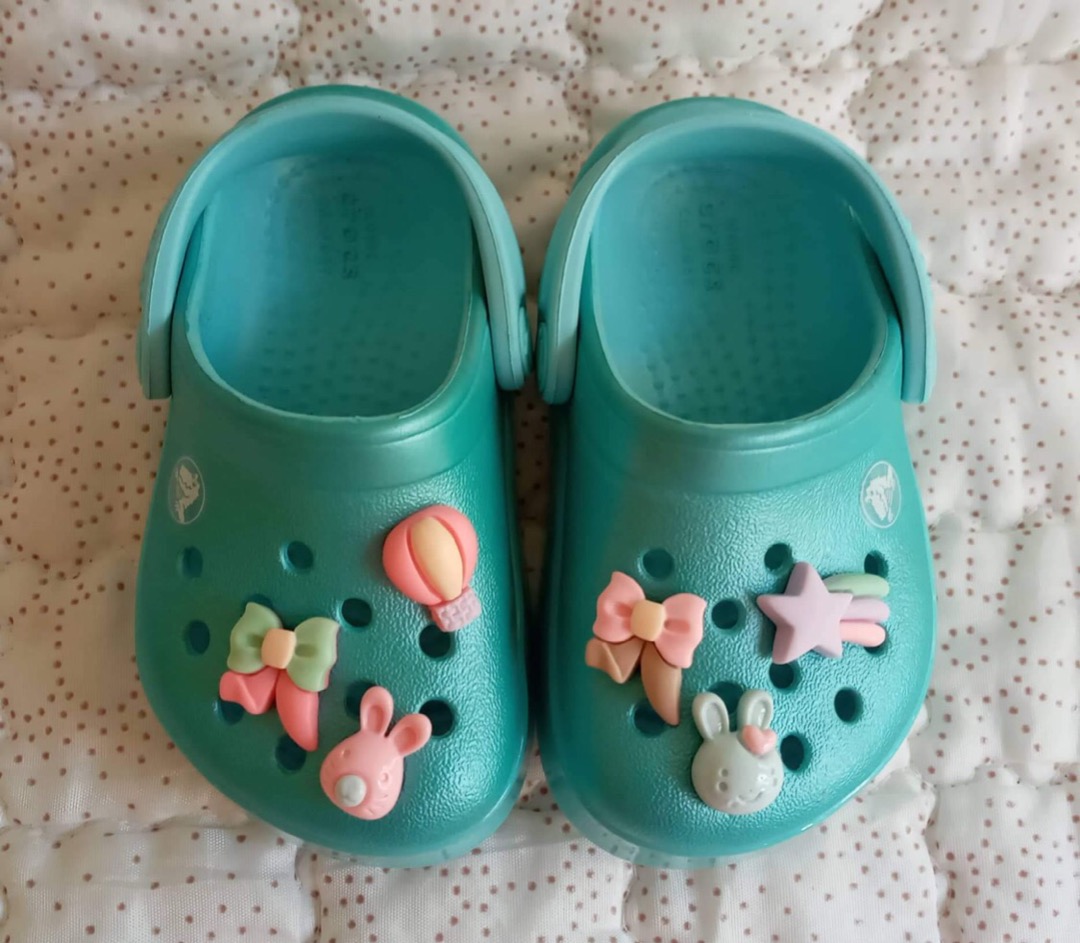 Crocs crocband ice pop in blue, Babies & Kids, Babies & Kids Fashion on ...