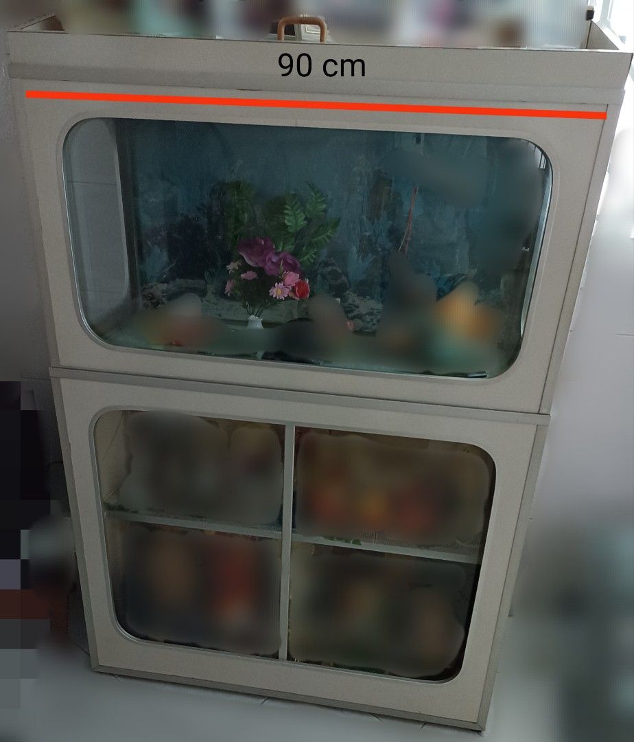 Customized Fish tank & display cabinet, Pet Supplies, Homes & Other Pet ...