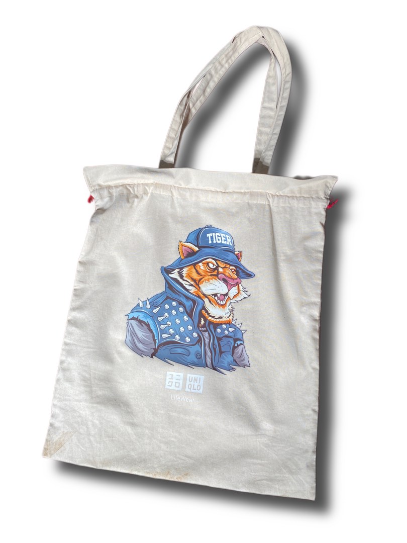 Customized Uniqlo Tote bag, Women's Fashion, Bags & Wallets, Tote Bags ...