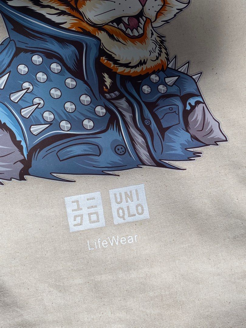 Customized Uniqlo Tote bag, Women's Fashion, Bags & Wallets, Tote Bags ...