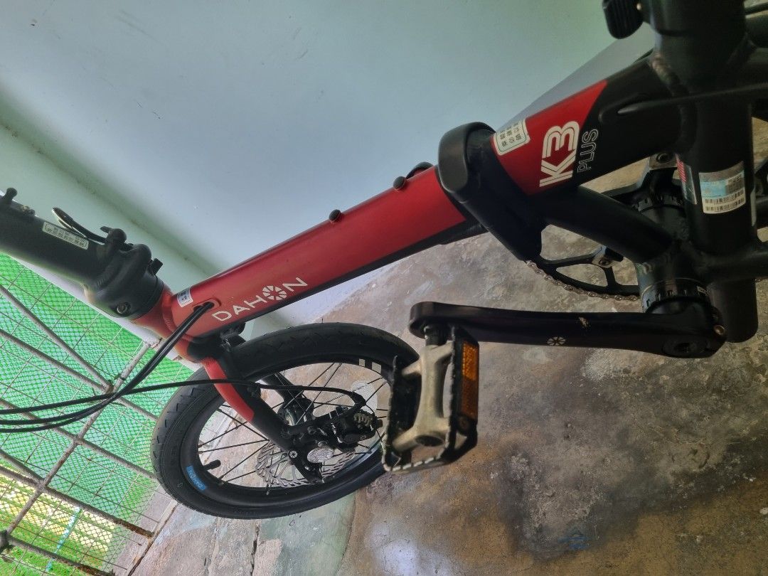 Dahon K3 plus (red), Sports Equipment, Bicycles & Parts, Bicycles on ...