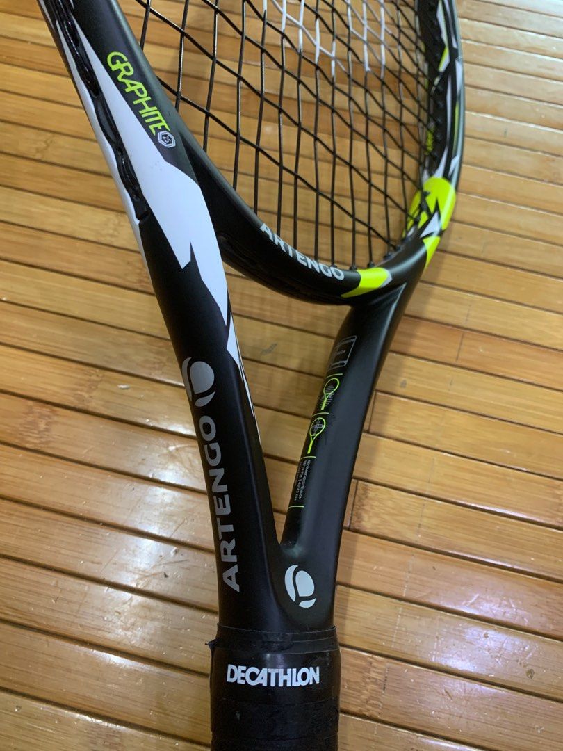 Decathlon Artengo Graphite Tennis Racket, Sports Equipment, Sports & Games, Racket & Ball Sports ...